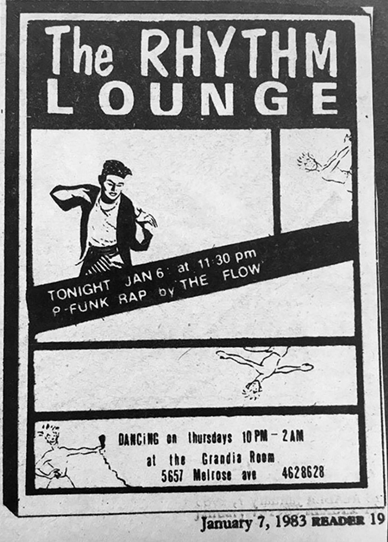 January 6, 1983 · The Rhythm Lounge at Grandia Room, Los Angeles, CA ...