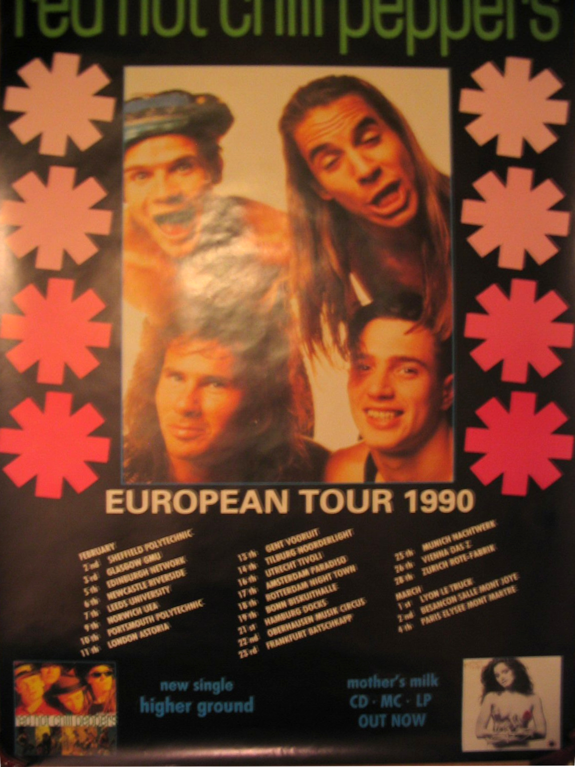 February 16, 1990 · Tivoli, Utrecht, Netherlands · RHCP Live Archive
